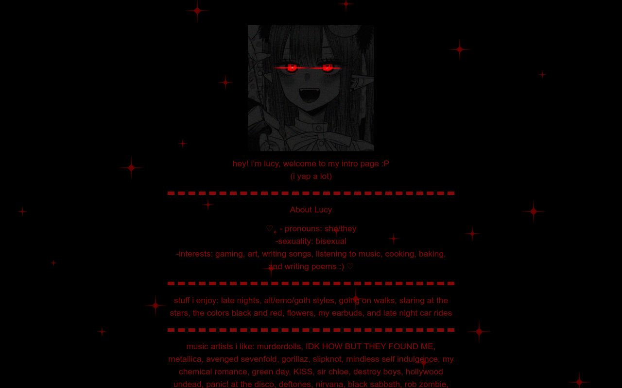 lucy’s page :]